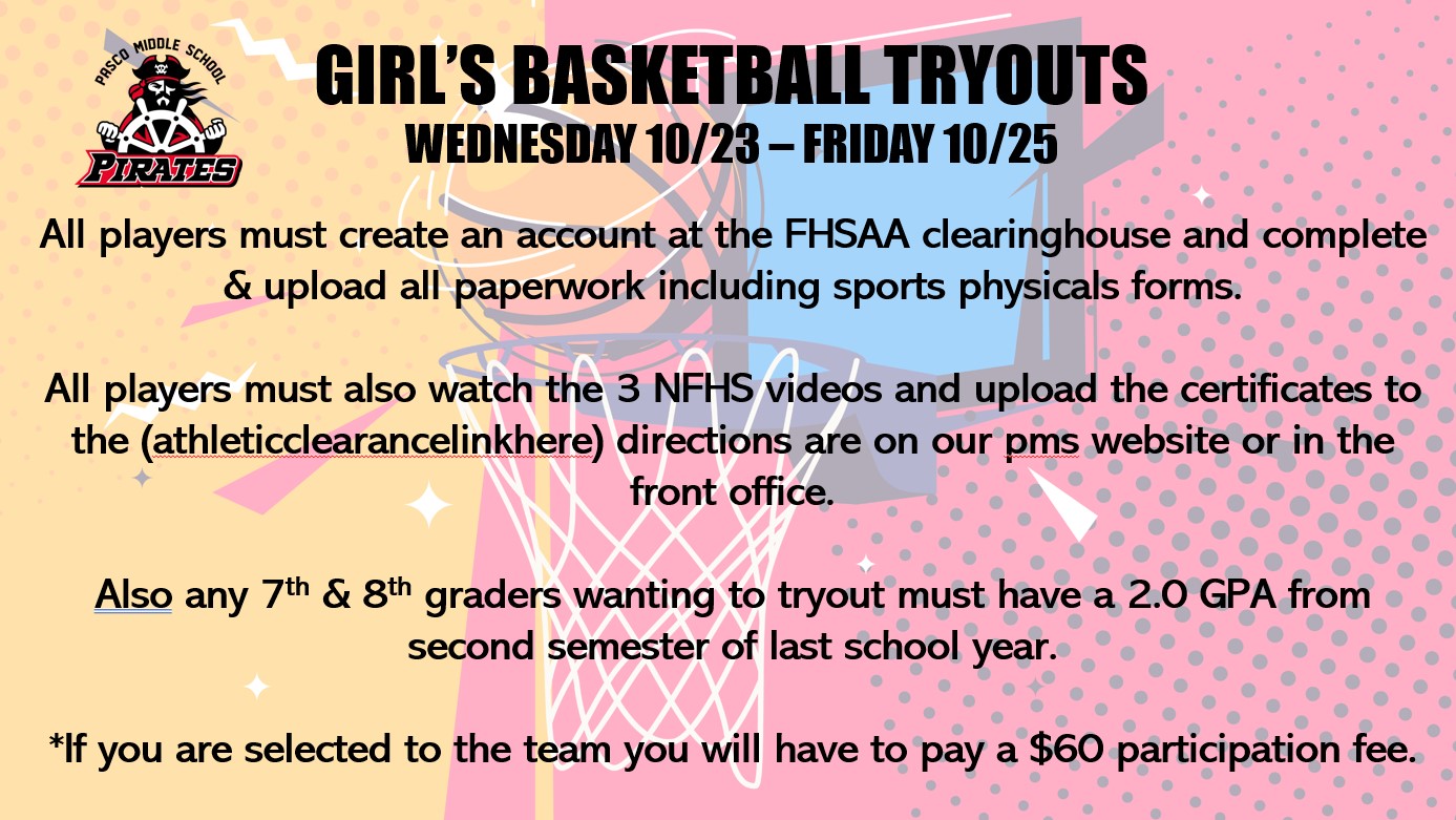 Athletics | Pasco Middle School